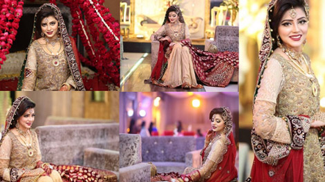 Beautiful Bridal Shoot of Ary News Anchor Irza Khan on her Big Day ...